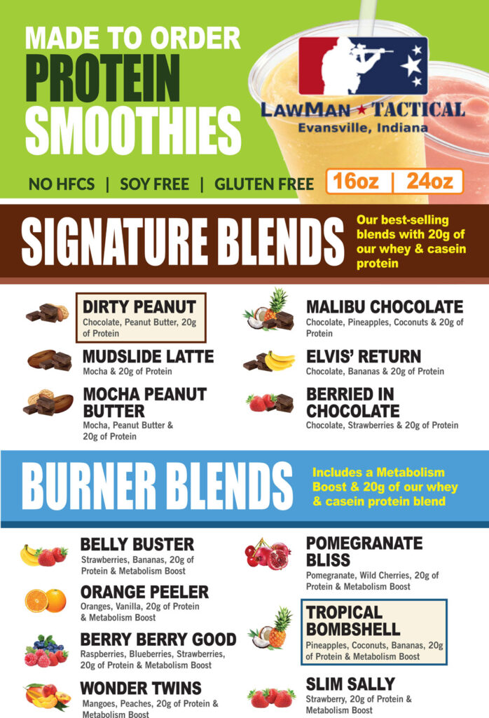 Protein Shake Bar - Lawman Tactical in Evansville